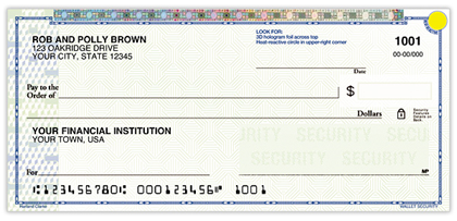 High Security Personal Checks | Promise Checks