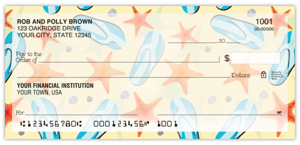 Flip Flops Personal Checks | Promise Checks