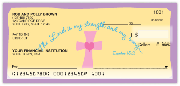 Crosses Personal Checks | Promise Checks